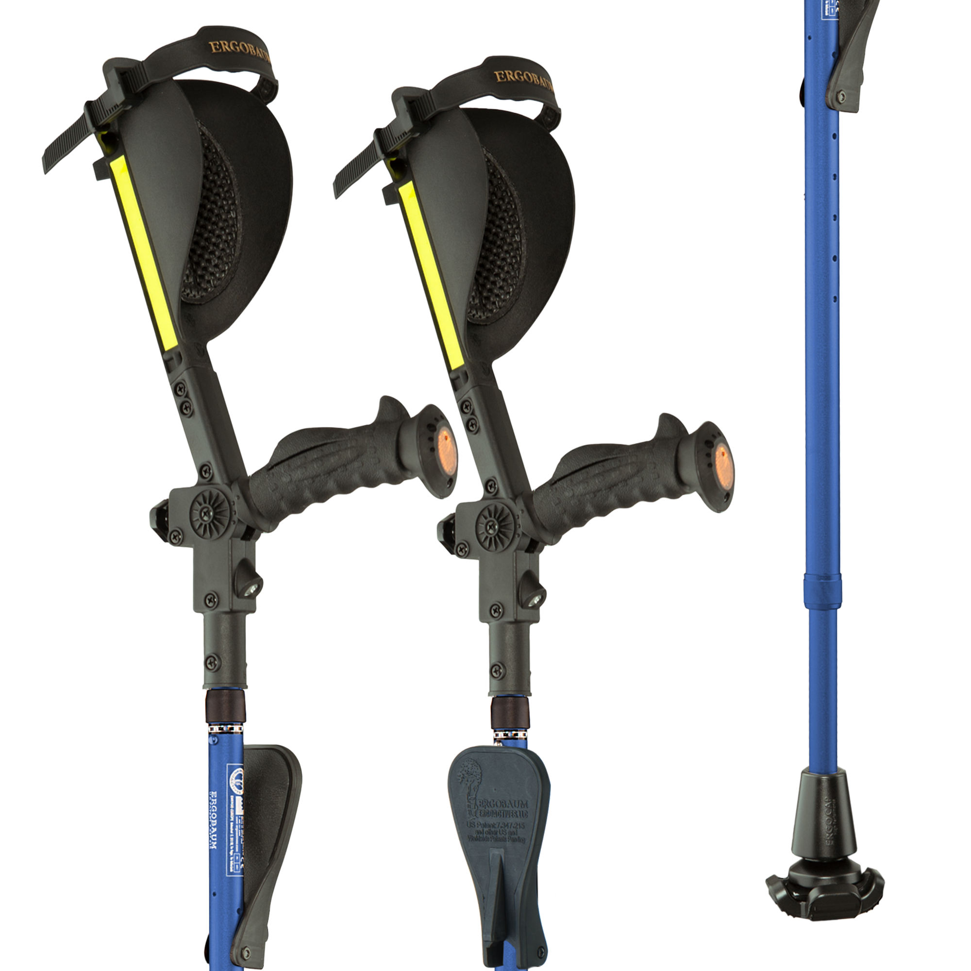 Ergobaum 7G Spring-Loaded Long-Term Crutches – Mobility Online